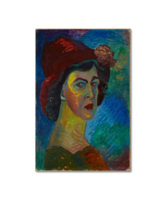 Marianne Von Werefkin 'Self Portrait' Canvas Art - 47" x 30" x 2" - Macy's