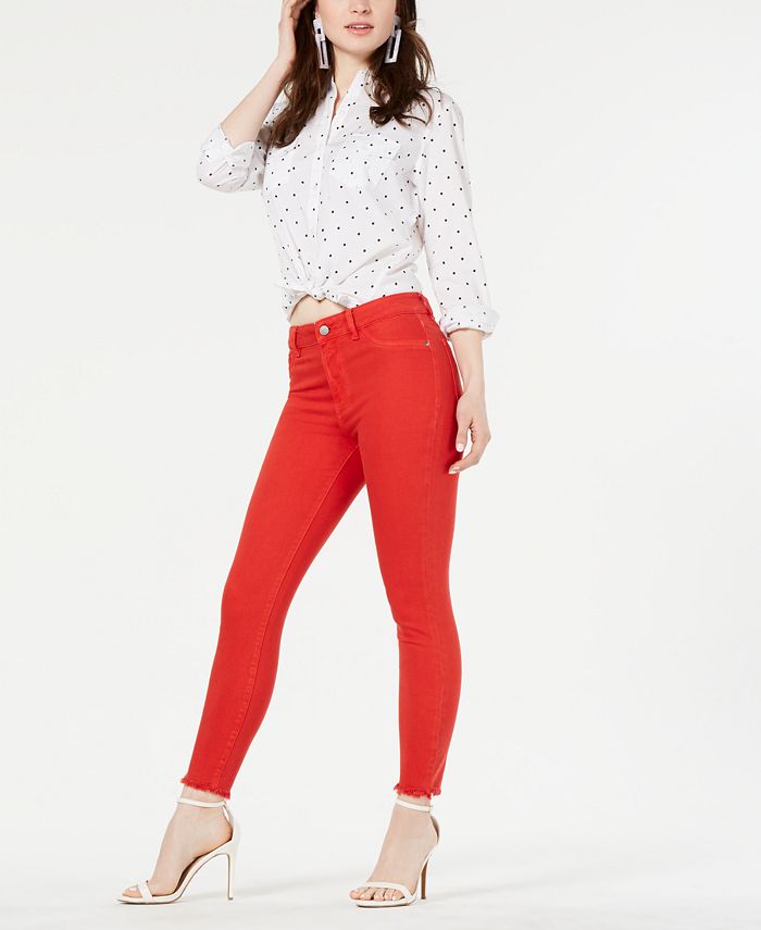 DL 1961 Farrow High-Rise Skinny Jeans - Macy's