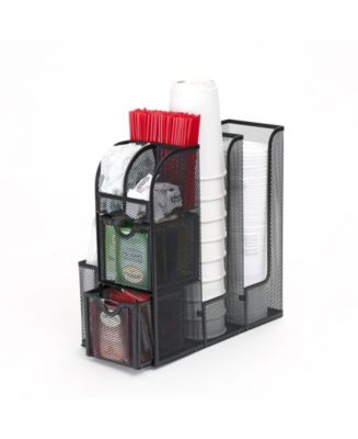 Mind Reader Coffee Condiment and Accessories Caddy Organizer, for ...