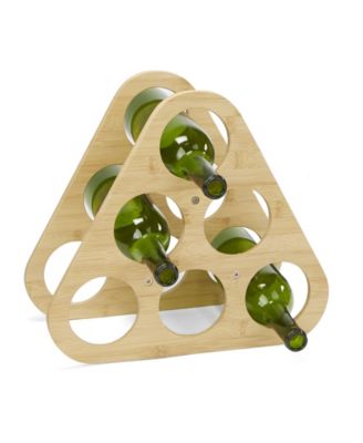 Mind Reader Pyramid Wine Rack for 6 Bottles - Macy's