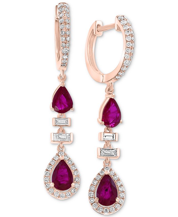EFFY Collection EFFY®Ruby (1-9/10 ct. t.w.) & Diamond (1/2 ct. t.w ...