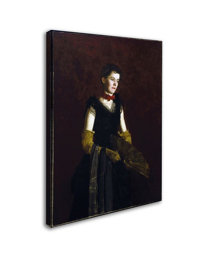 Trademark Global Thomas Eakins 'Letitia Wilson Jordan' Canvas Art - 19 ...