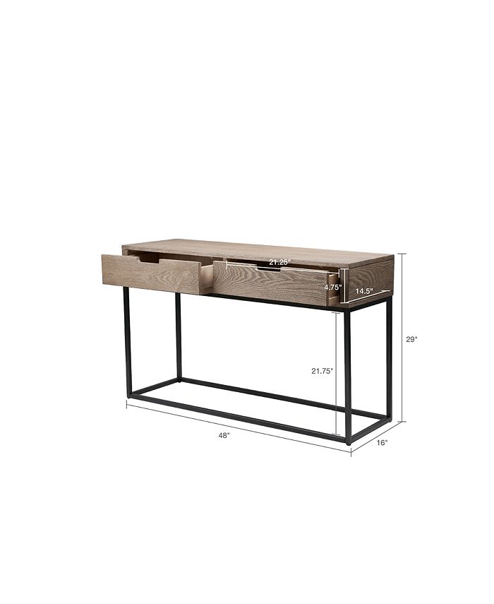 Furniture Malibu Console Table - Macy's