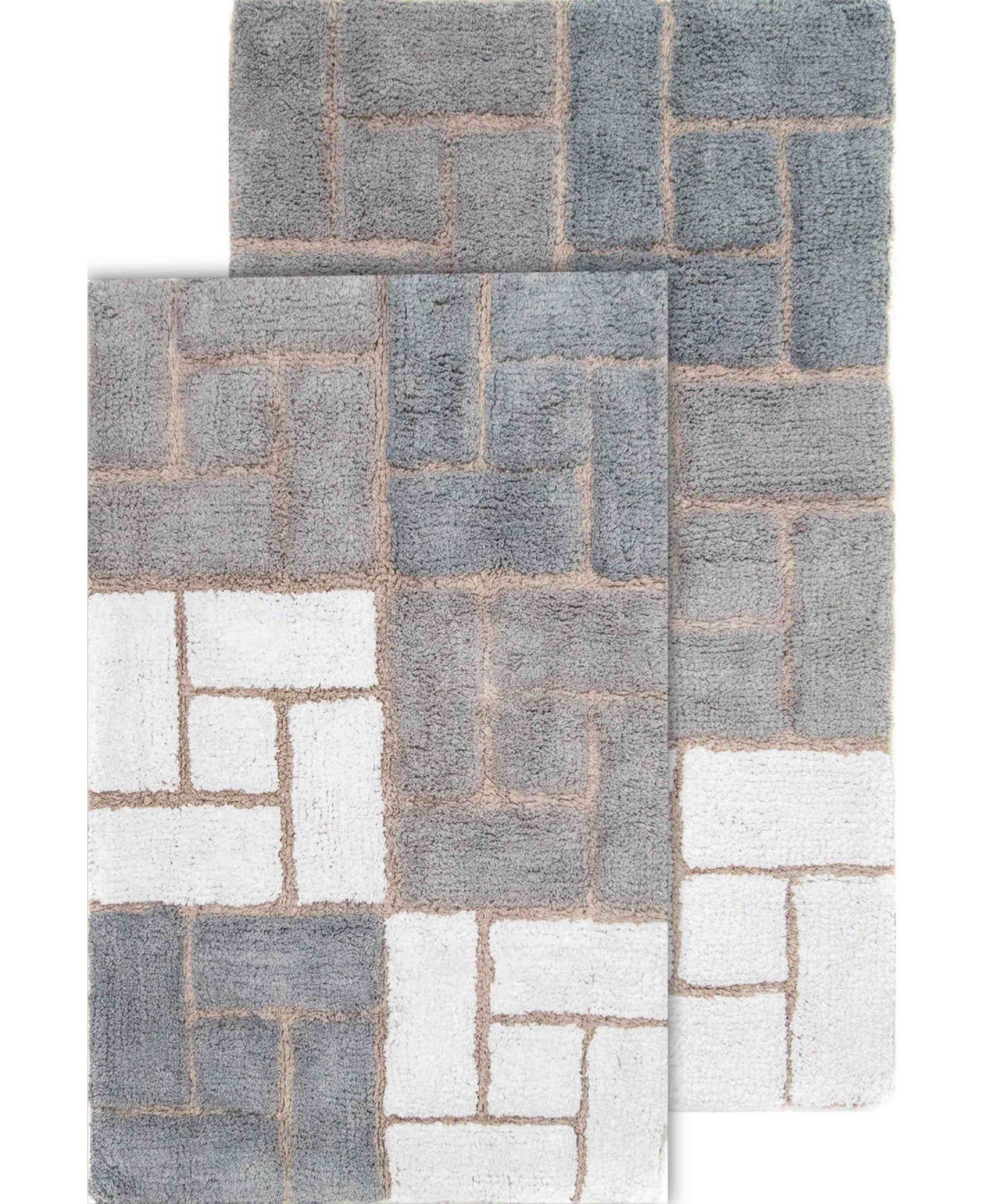 Click here for Chesapeake Berkeley Bath Rug Set - Grey prices