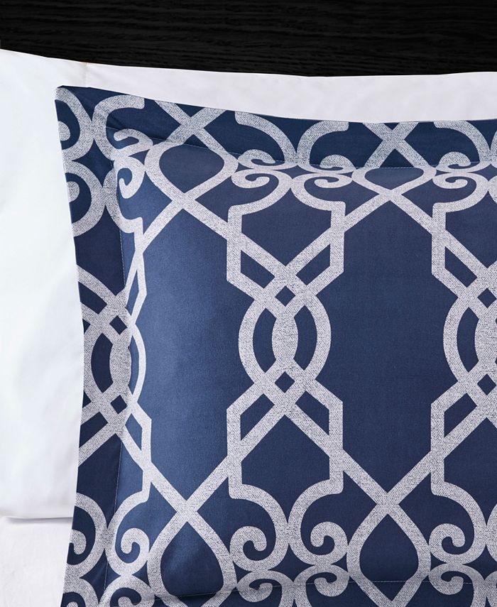 510 Design Neptune Full/Queen 5 Piece Reversible Print Comforter Set ...