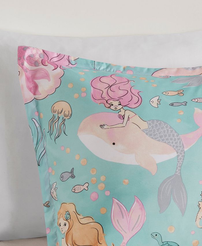 Mi Zone Kids Darya Twin 3 Piece Printed Mermaid Comforter Set - Macy's
