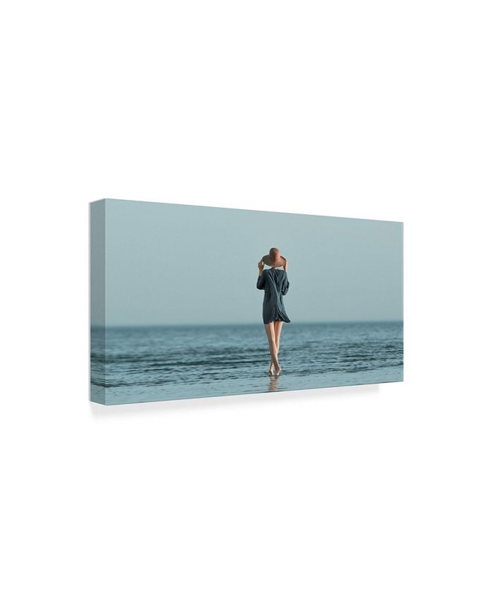 Trademark Global Mikhail Potapov 'Portrait Of Girl At Sea' Canvas Art ...