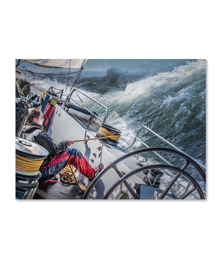 Trademark Global Michael Delman 'Storm In San Francisco Bay' Canvas Art ...