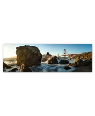 Michael Kaupp 'The Golden Gate Bridge' Canvas Art - 19" x 6" x 2" - Macy's