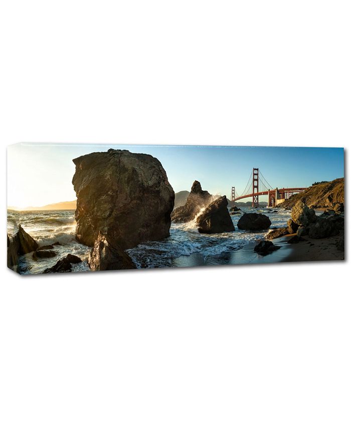 Trademark Global Michael Kaupp 'The Golden Gate Bridge' Canvas Art - 19 ...