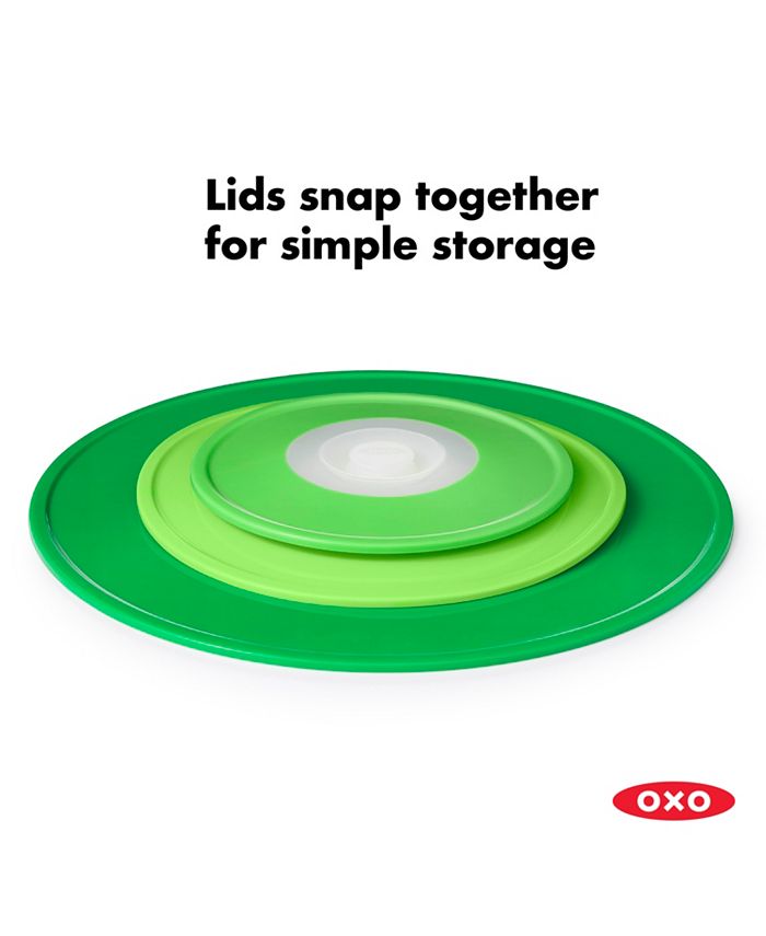 OXO Good Grips 3-Pc. Reusable Lids Set - Macy's