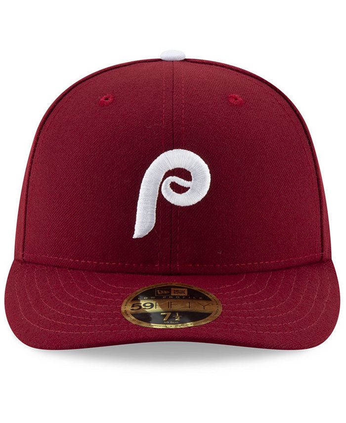 New Era Philadelphia Phillies Low Profile AC Performance 59FIFTY Fitted ...