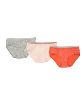 Tahari Girl 3-Pack Lurex Hipster - Macy's