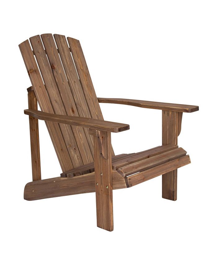 Shine Company Lakewood Rustic Adirondack Chair - Macy's