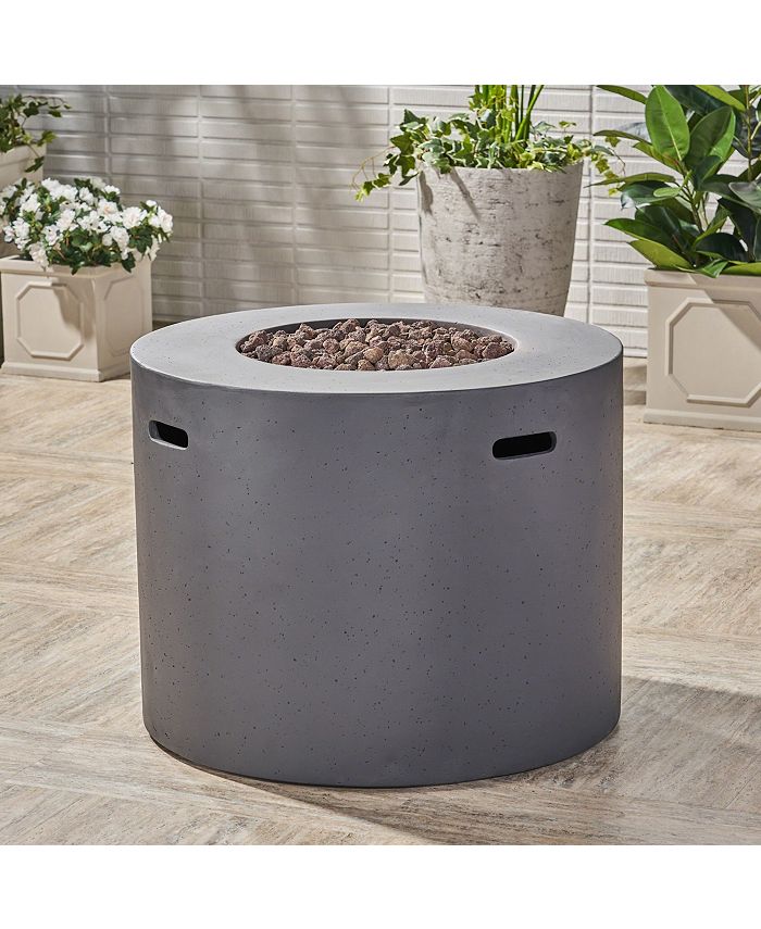 Noble House Aidan Outdoor Fire Pit - Macy's