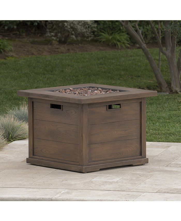 Noble House Ellington Outdoor Fire Pit - Macy's