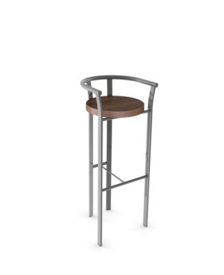 Amisco Rendez-Vous Non Swivel Stool - OVERMAX - Macy's
