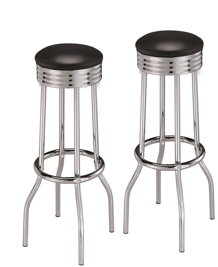 Coaster Home Furnishings Aaden Bar Stools (Set of 2) - Macy's