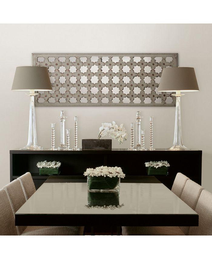 Brewster Home Fashions Florio Gray Mirrored Wall Panel - Macy's