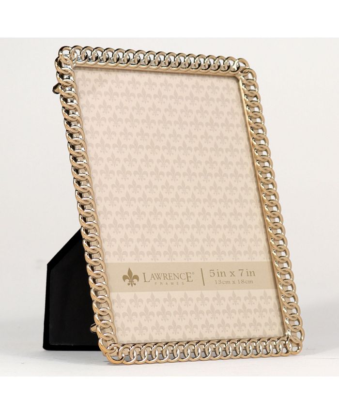 Lawrence Frames Gold Metal Picture Frame - Eternity Rings - 5" x 7 ...