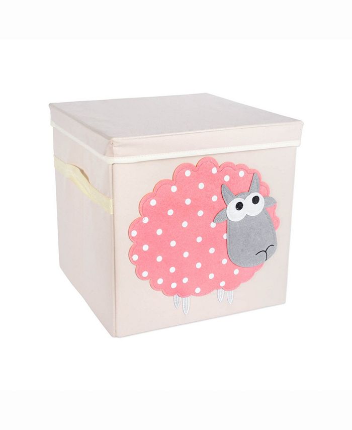Design Imports Design Import Kid Cube Sheep, Square with Lid - Macy's