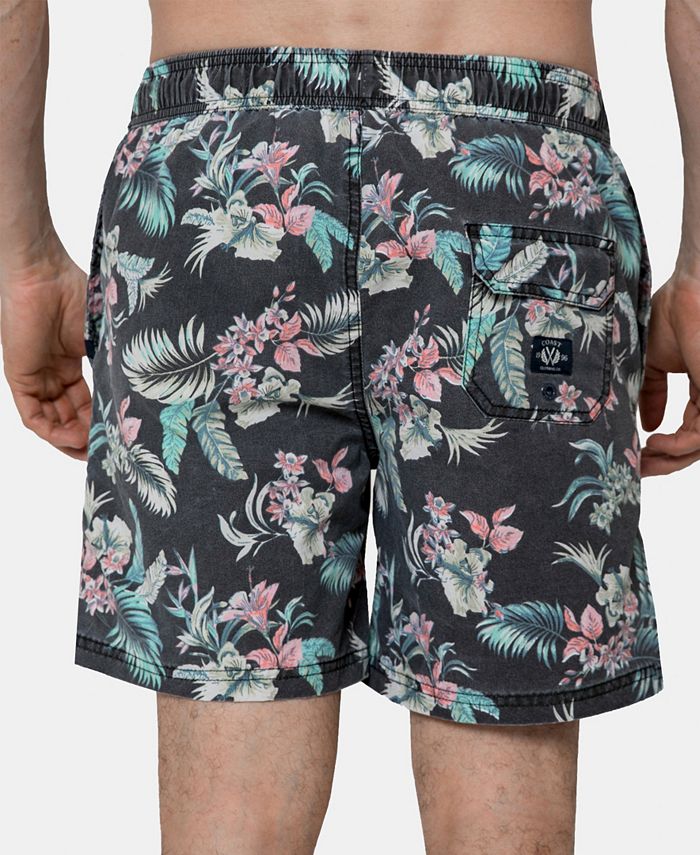 Coast Clothing Co Soft Hawaiian Floral Board Shorts - Macy's