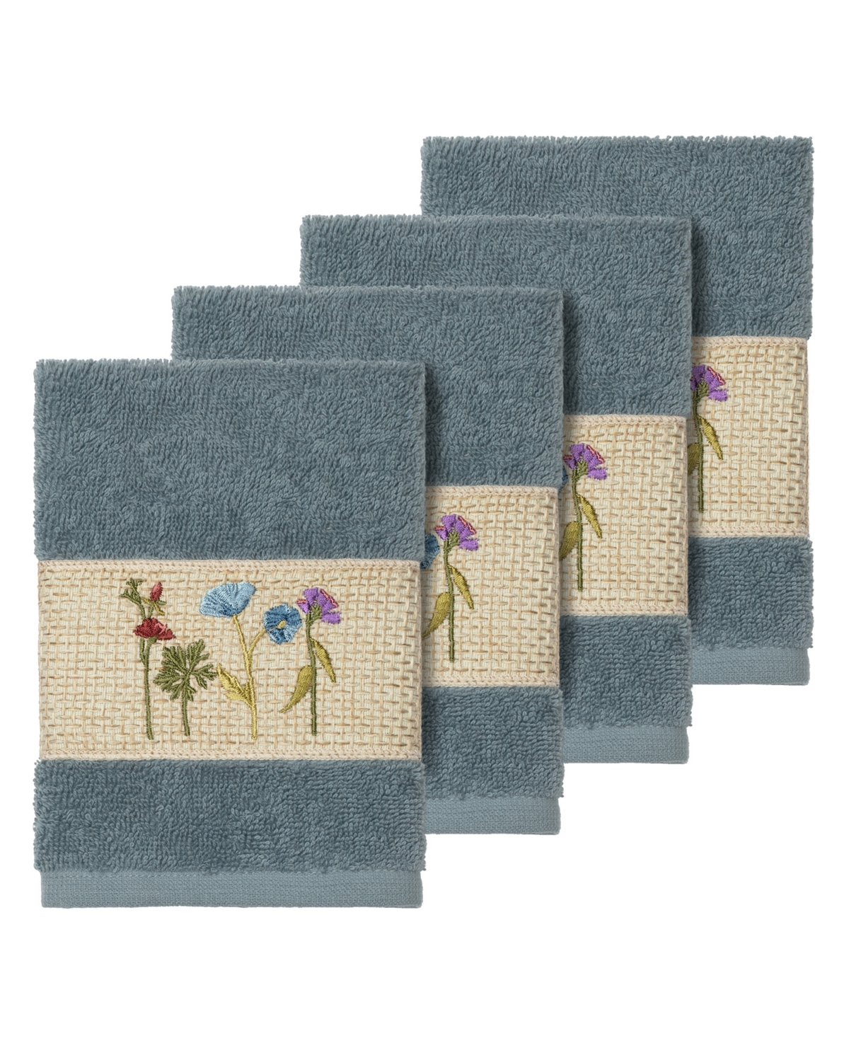 Click here for Linum Home Turkish Cotton Serenity 4-Pc. Embellish... prices