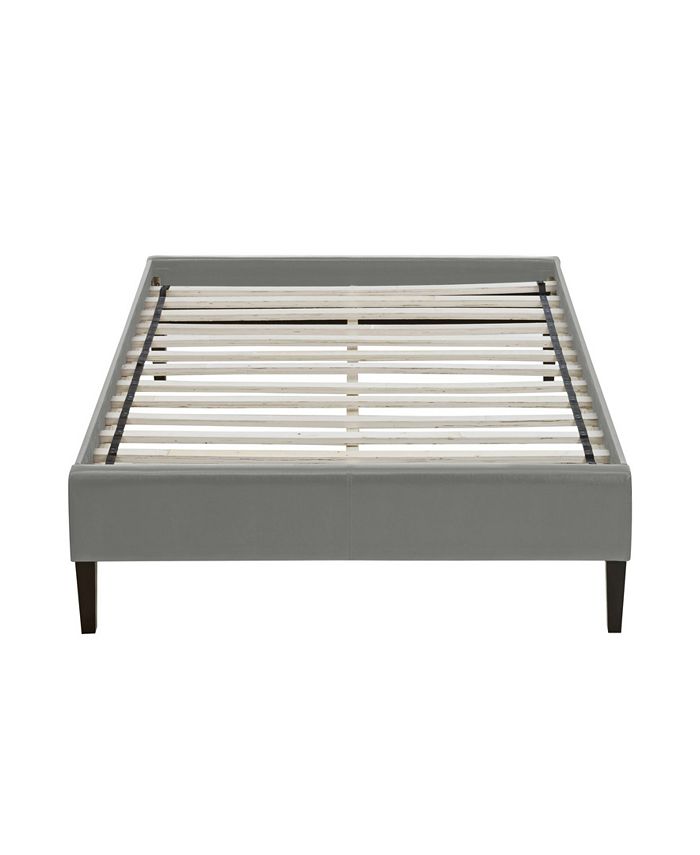 Ultima Queen Faux Leather Upholstered Platform Bed Frame - Macy's