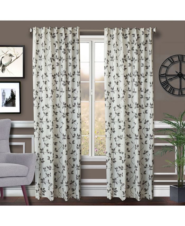 Softline Alwar Back Tab Panel Drapery - Macy's