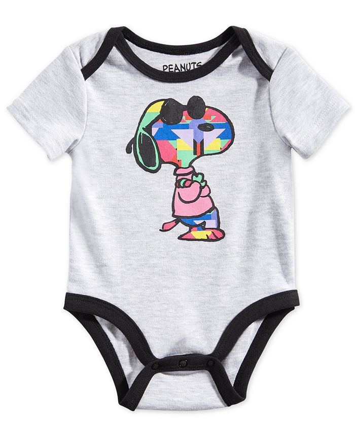 Peanuts Collection Baby Boys Snoopy Graphic Bodysuit - Macy's