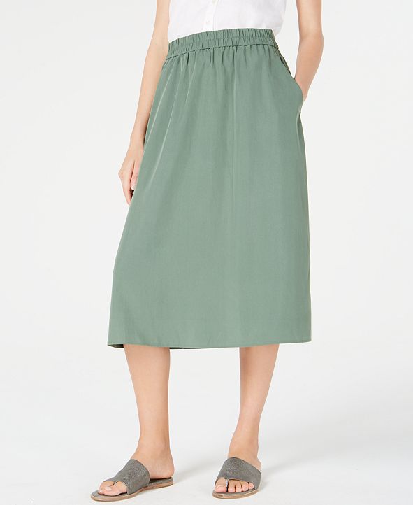 Eileen Fisher Tencel® Midi Skirt & Reviews - Skirts - Women - Macy's