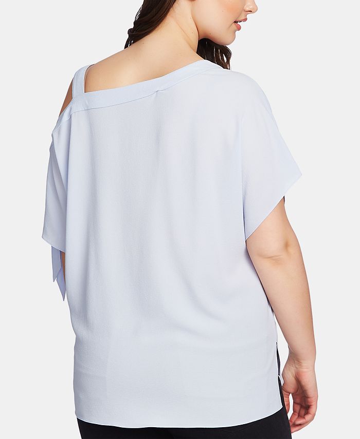 1.STATE Plus Size One-Shoulder Bow Top - Macy's