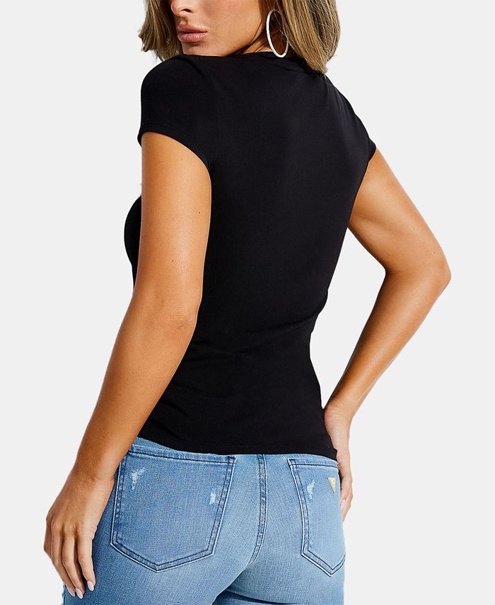 GUESS Script Logo T-Shirt - Macy's