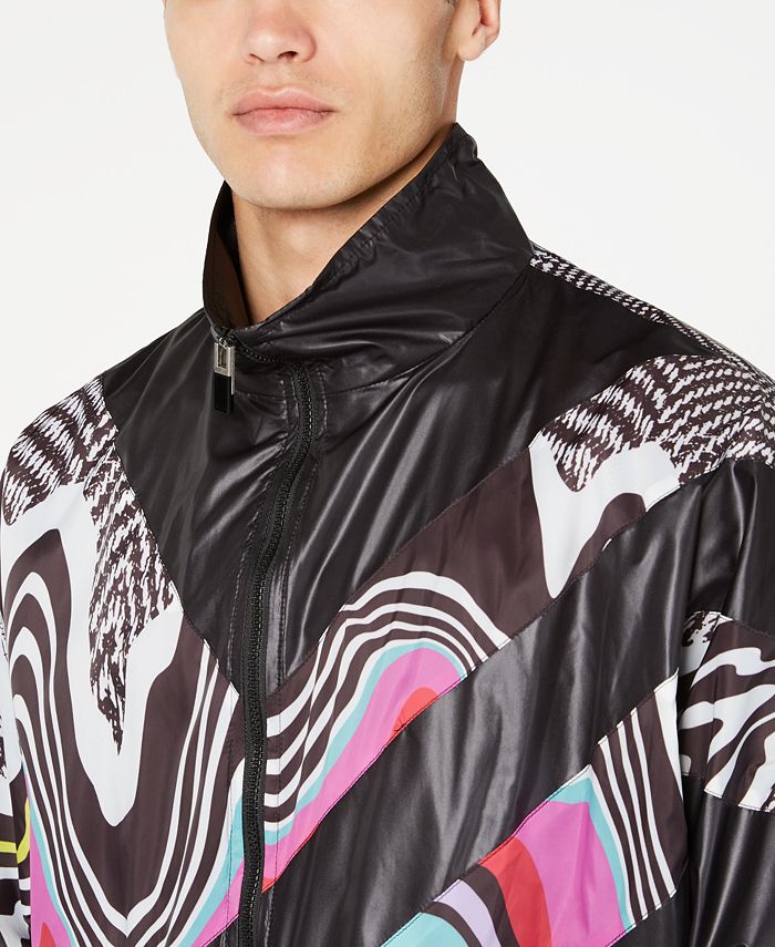 Just Cavalli Men's Psychedelic Graphic Jacket - Macy's