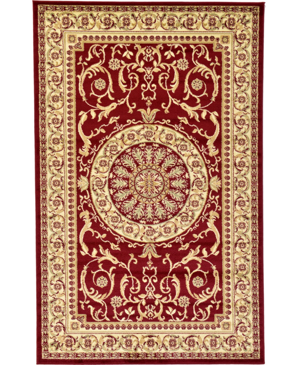 Click here for Bayshore Home Belvoir Blv2 5 x 8 Area Rug - Red prices