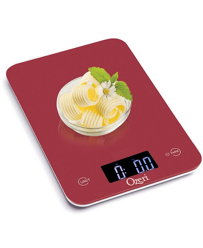 Ozeri Touch Professional Digital Kitchen Scale 12 lbs Edition, in ...