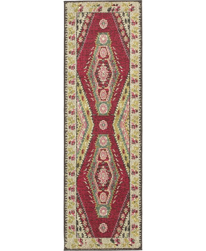 Bayshore Home CLOSEOUT! Arcata Arc1 Multi 2' 2" x 6' 7" Runner Area Rug ...
