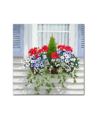 The Macneil Studio 'Window Box' Canvas Art - 18" x 18" - Macy's