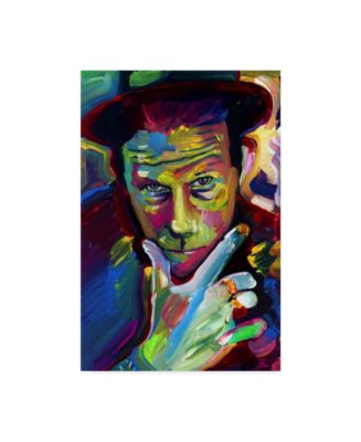 Howie Green 'Tom Waits' Canvas Art - 12" x 19" - Macy's