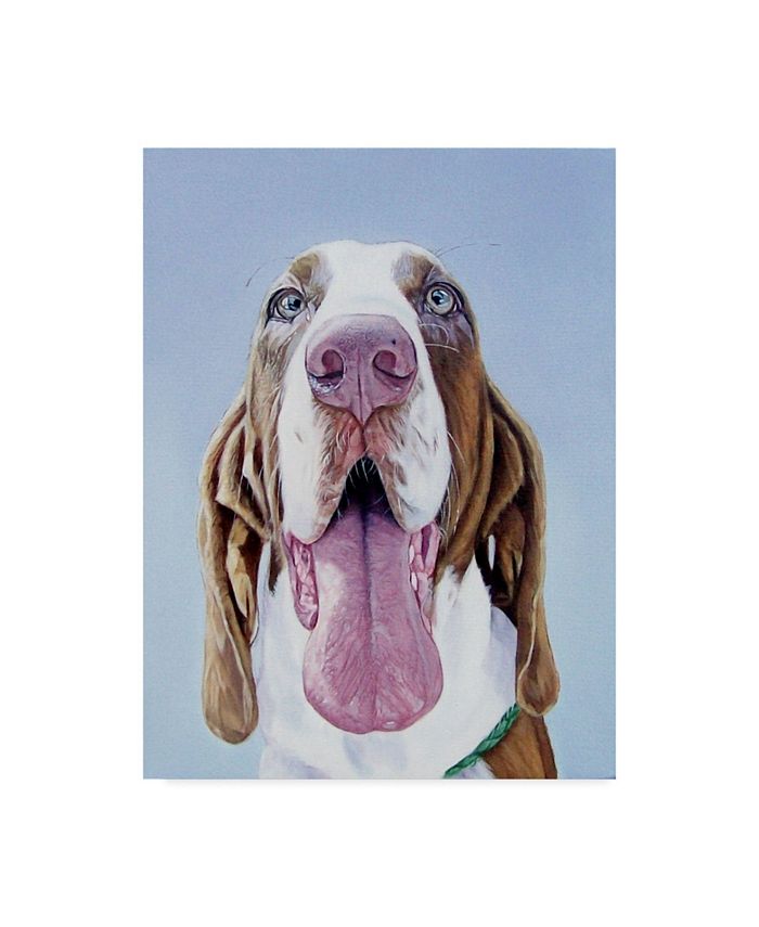 Trademark Global James Ruby 'Luci Dog' Canvas Art - 14" x 19" - Macy's