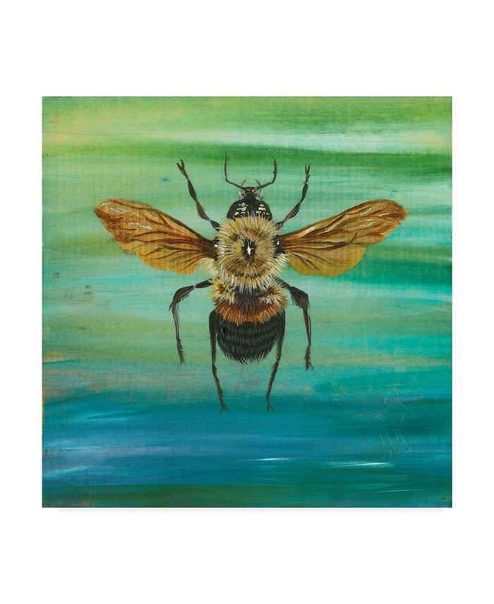 Trademark Global Gigi Begin 'Bumble Bee Flying' Canvas Art - 35" x 35 ...