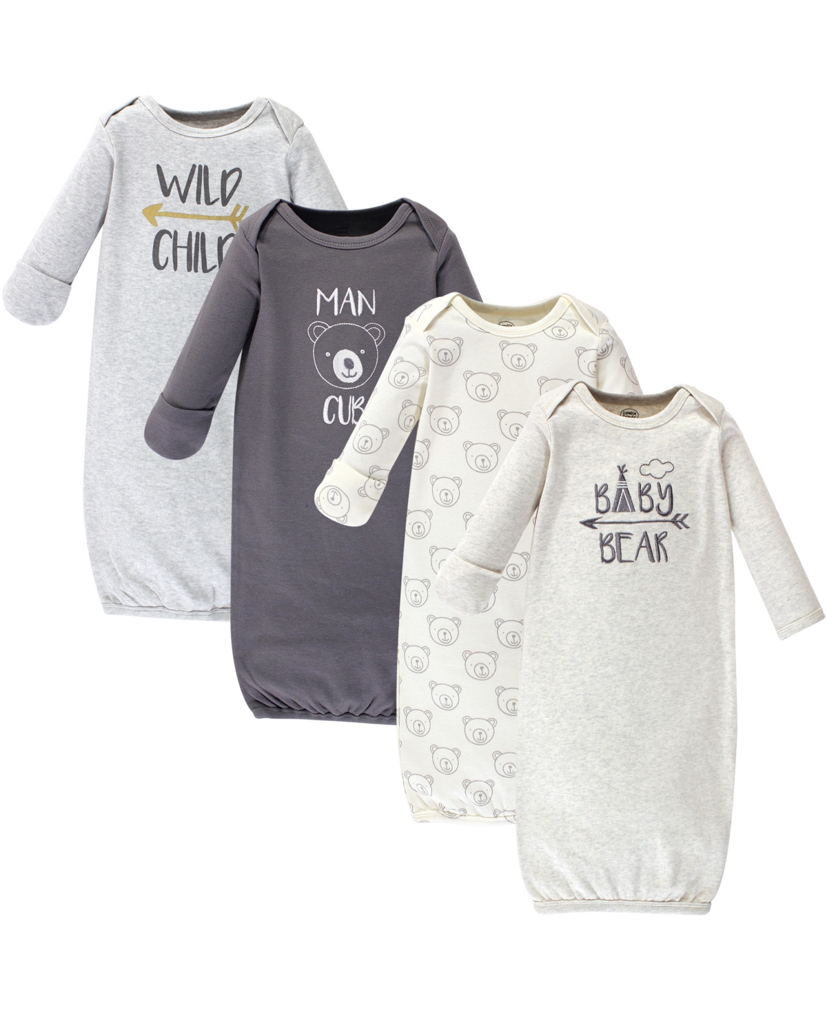 Click here for Luvable Friends Baby Boys Four Pack of Interlock F... prices