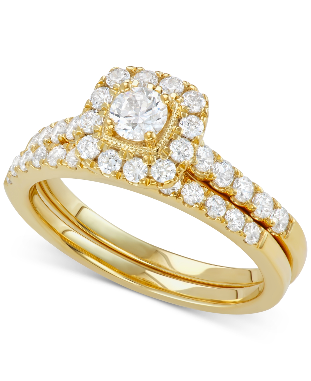 Click here for Diamond Halo Bridal Set (1 ct. t.w.) in 14k White... prices