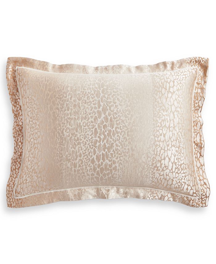 Hotel Collection Classic Ombré Leopard Standard Sham, Created for Macy ...