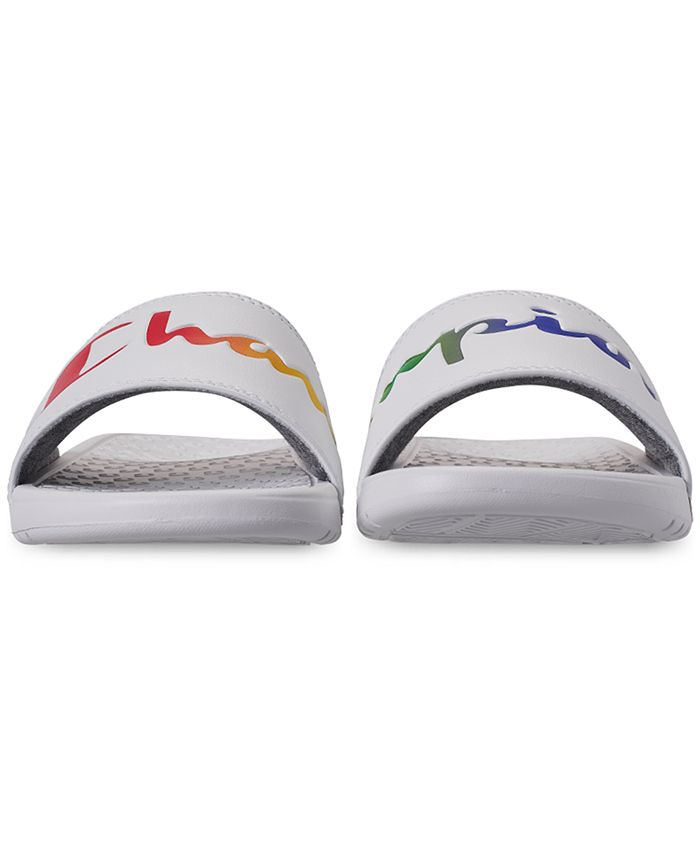 Champion Women's Super Slide Split Script Slide Sandals from Finish ...