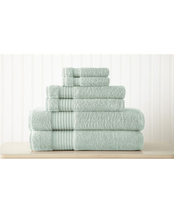 Modern Threads 6-Piece 100% Turkish Cotton Towel Set - Macy's