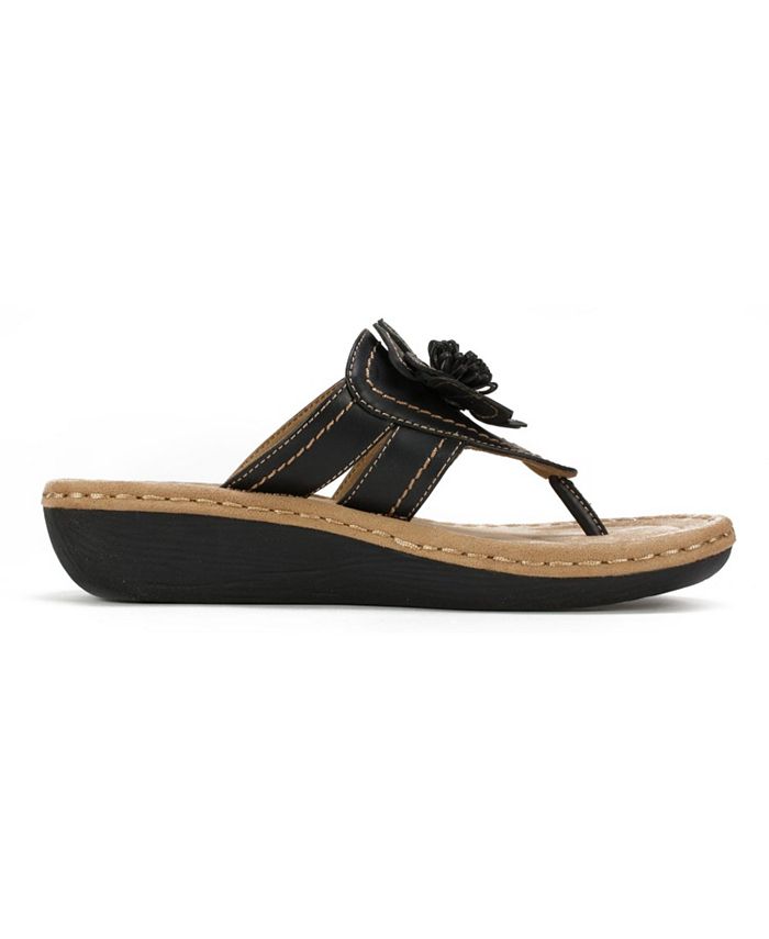 Cliffs by White Mountain Carnation Comfort Thong Sandals - Macy's