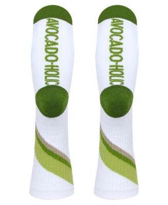 Cosmopolitan Ladies' Crew Socks AVOCADO-HOLIC - Macy's