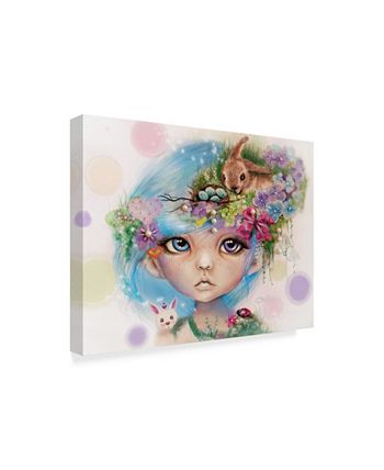 Trademark Global Sheena Pike Art And Illustration 'Eliza Easter Elf ...