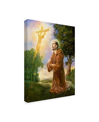 Trademark Global Hal Frenck 'Saint Francis Of Assisi' Canvas Art - 18 ...